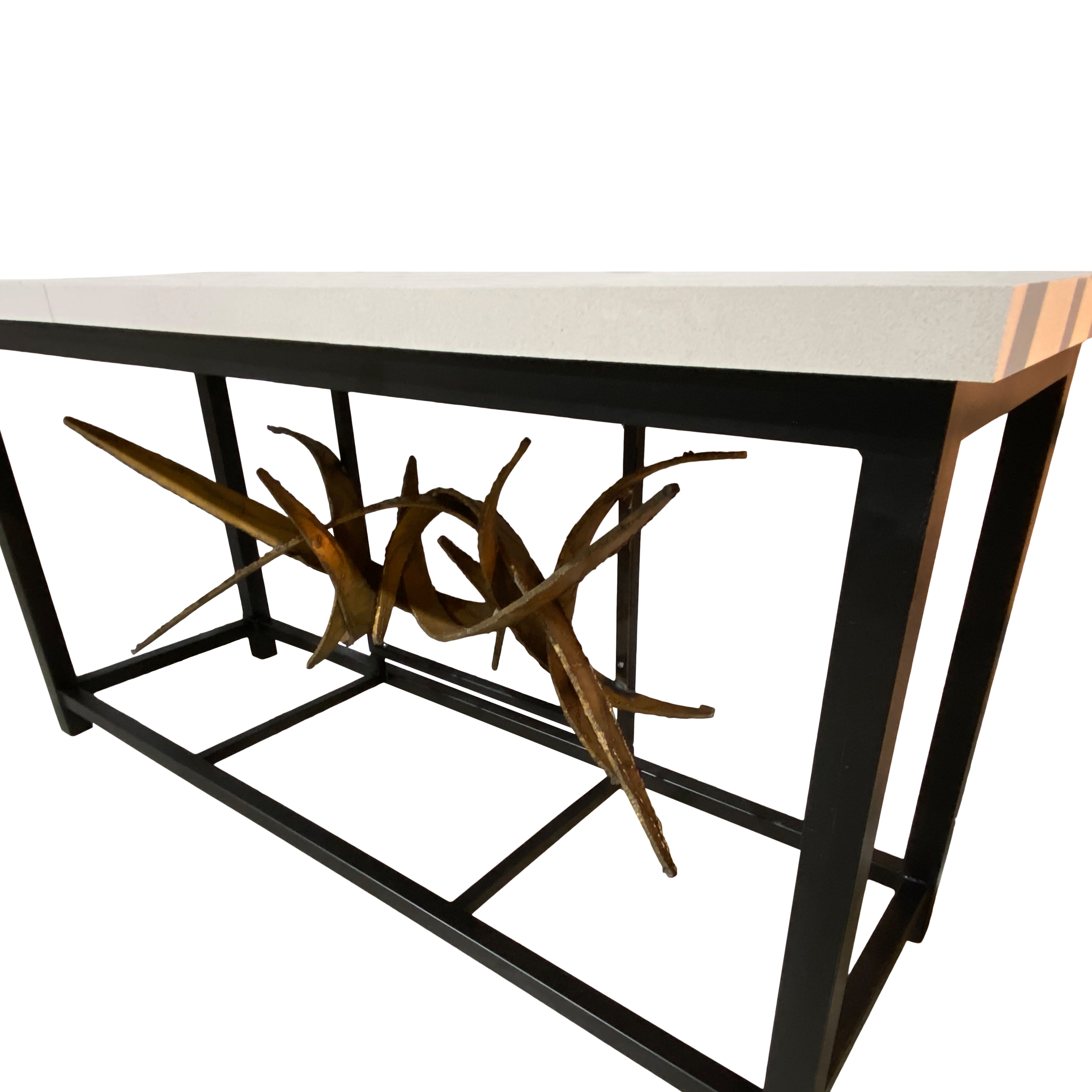 Custom Brutalist Console Table – nancypricecurated